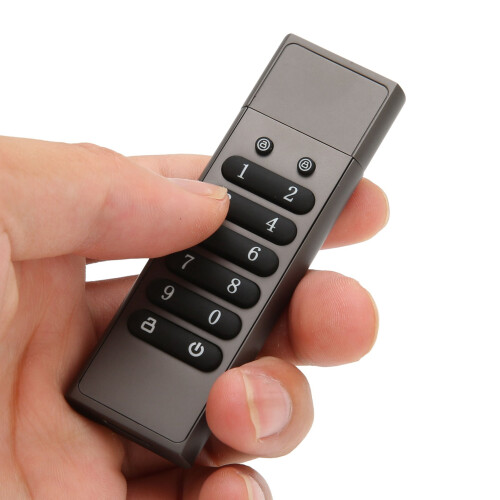 Encrypted USB Drive 64GB USB3.1 High-Speed Secure Flash Memory Stick on ...