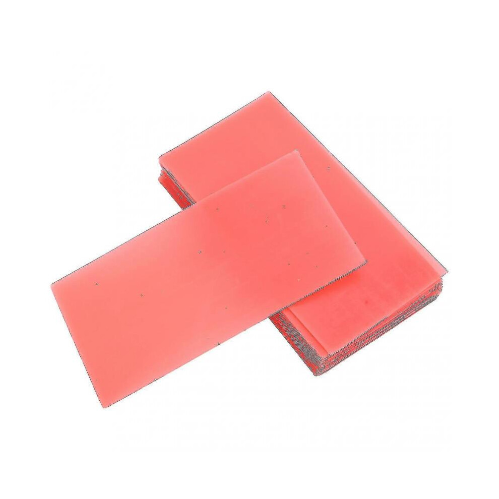 18-Piece Dental Base Plate Wax Set for Dentist Auxiliary Material Red Dental Wax Sheets Supply ...