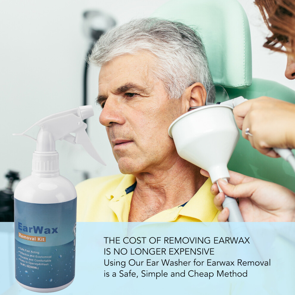 500ml Ear Wax Removal Kit with Ear Cleaner Bottle & Bulb on OnBuy