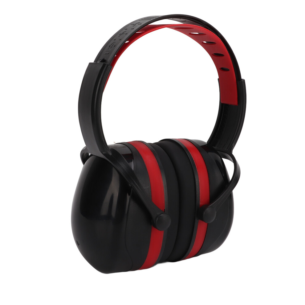 Adjustable Black Red Hearing Protection Ear Muffs 24dB Noise Reducing ...