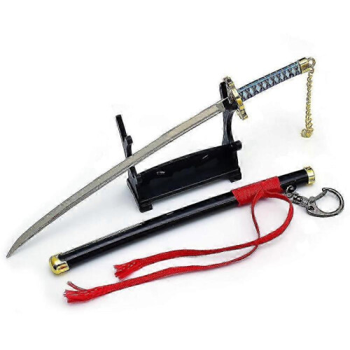 Mini Katana Keychains Anime Figure Tanjiro for Men Kimetsu No Yaiba ...