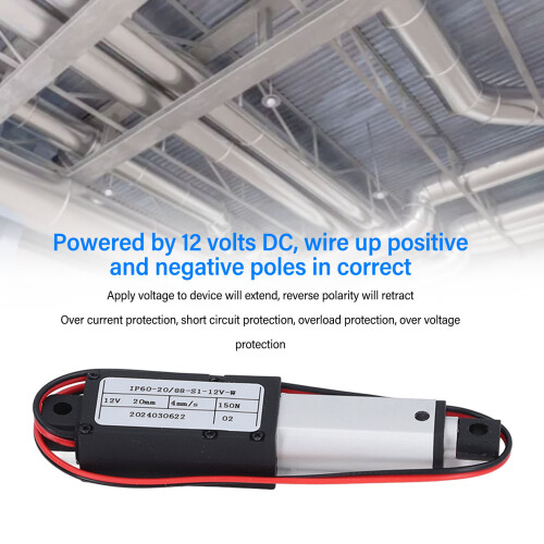Modèle : Micro-actionneur linéaire 150 N 12 V, course de 20 mm on OnBuy