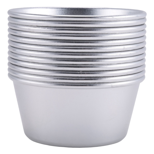 Lot de 12 moules à pudding individuels antiadhésifs pour gâteaux et ...