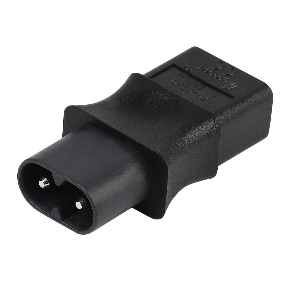 Bez marki 2-pinowy adapter sieciowy IEC 320 C8 męski na IEC 320 C9 ...
