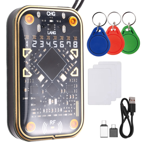 Έξυπνος αναγνώστης τσιπ RFID Chameleon Ultra V2.0 + 3 μπρελόκ/κάρτα ...