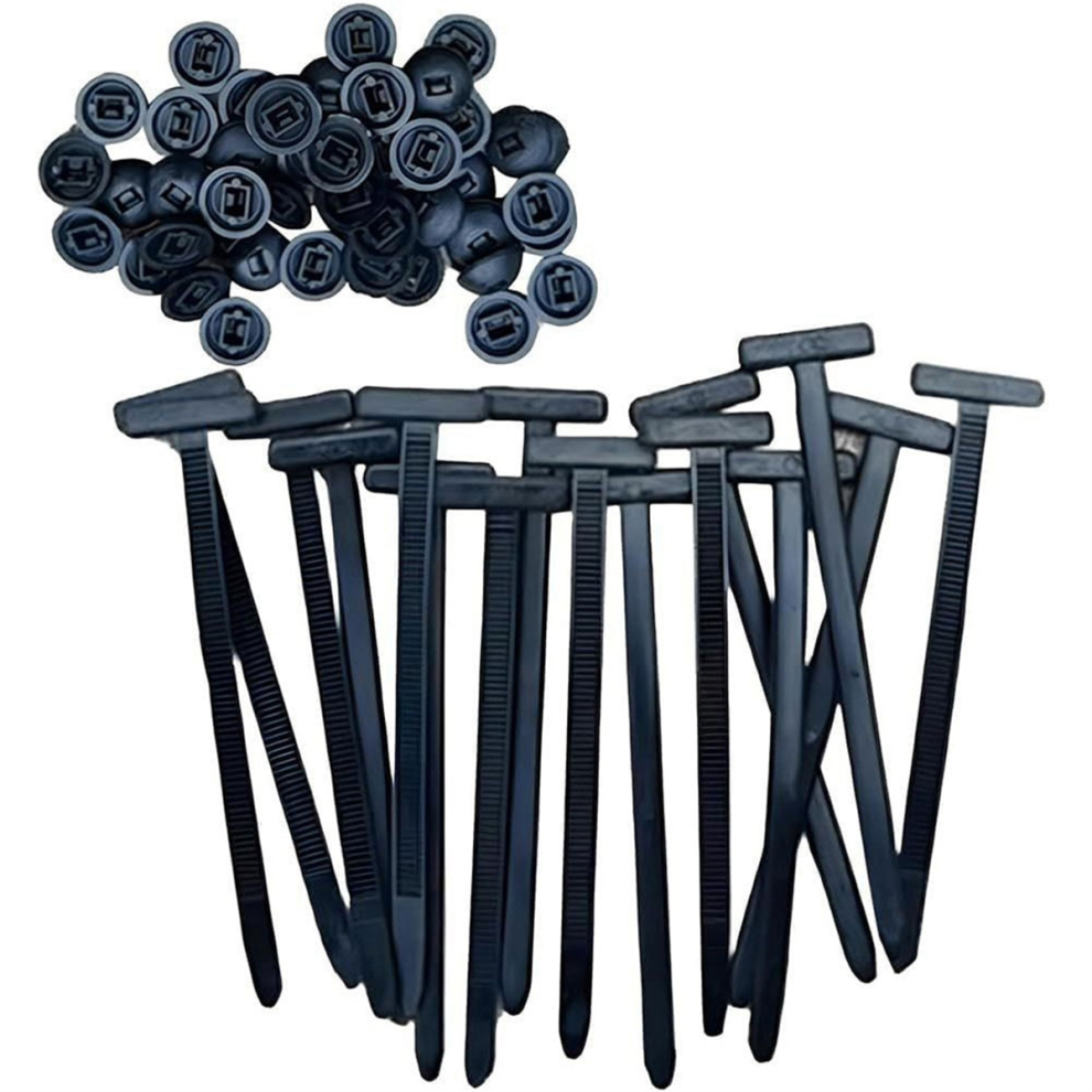 Attache-câble en nylon avec boucle autobloquante et support pour attaches zippées A on OnBuy