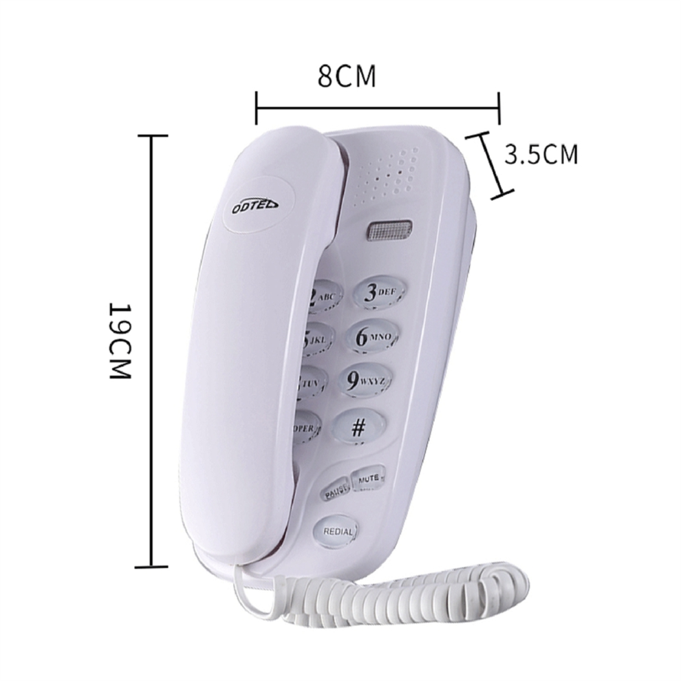 -580 Telefone com fio de botão grande, telefones de parede pretos on OnBuy