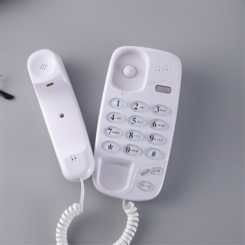 -580 Telefone com fio de botão grande, telefones de parede pretos on OnBuy
