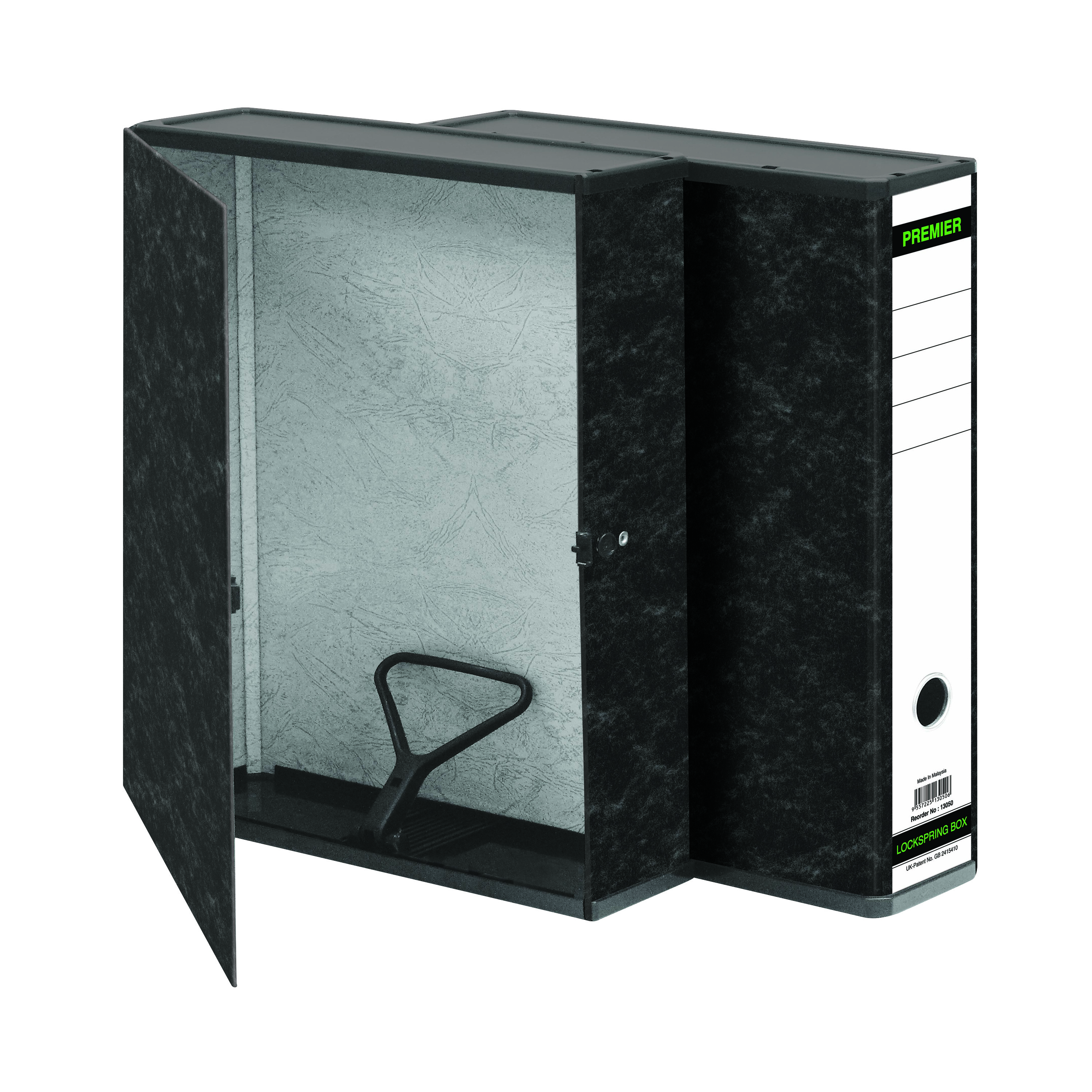 Premier Box File Foolscap Spring Clip Cloud on OnBuy