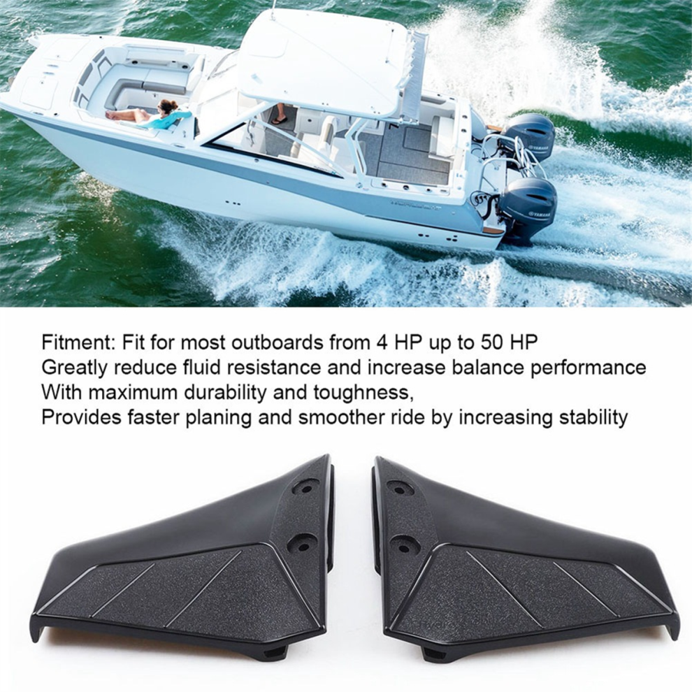 Marine Outboard Hydrofoil, 4‑50HP Stabilizer Fins Boat Engines Hydro ...