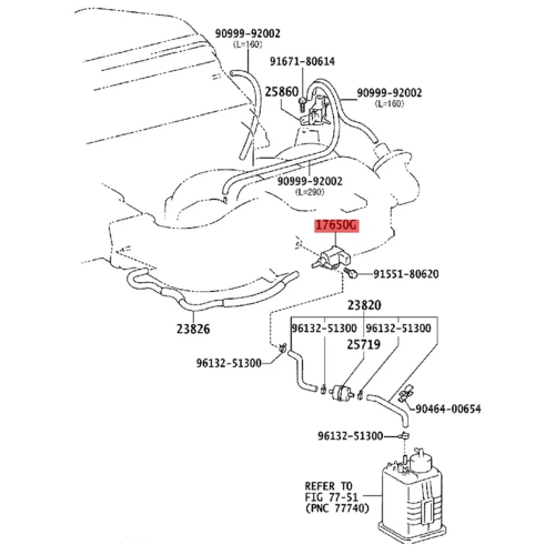 Carbon Canister Solenoid Valve 90910-12262 136200-2911 90910-AC001 ...