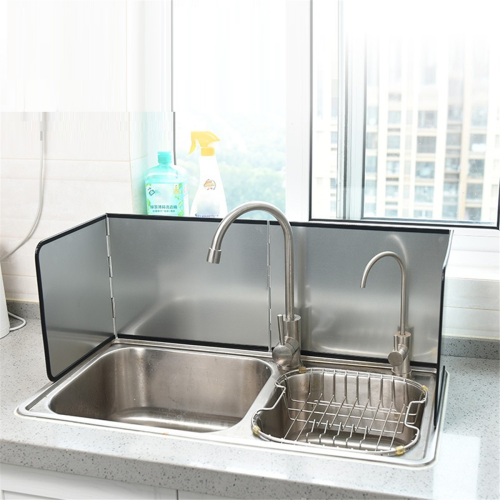 Three-Sided Kitchen Oil Splash Shield Baffle Heat Isolation and Gas ...