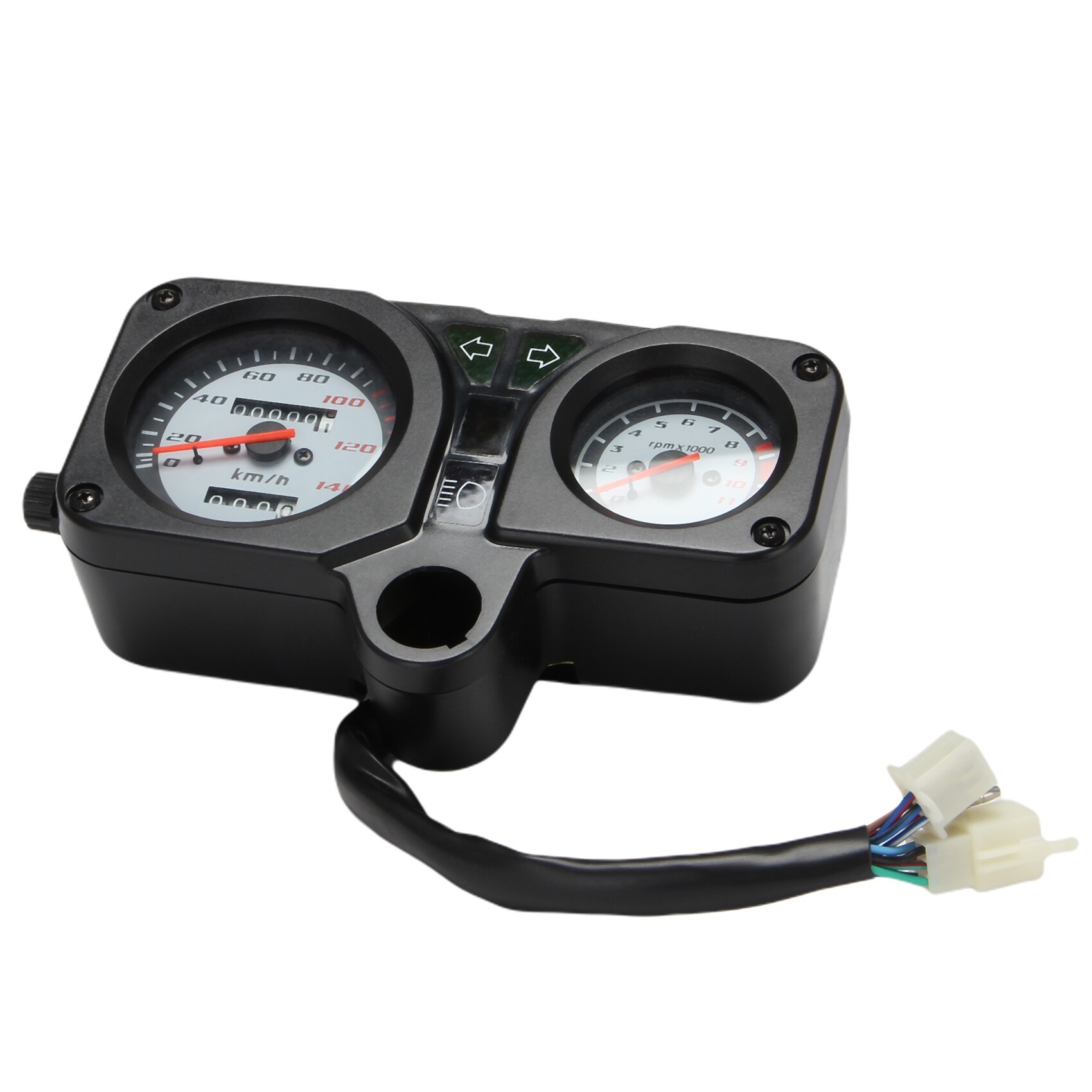 Motorcycle Speedometer Gear Gauge Tachometer for Q on OnBuy