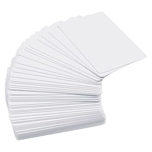50 Pack Premium Blank PVC Cards, CR80 30Mil Graphi on OnBuy