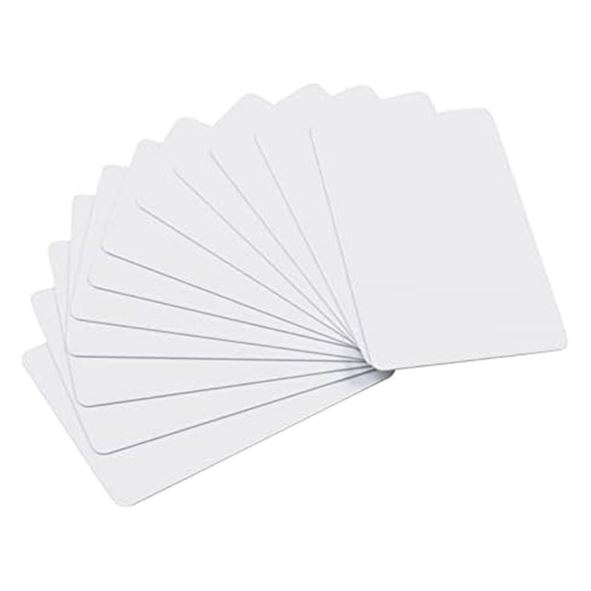 50 Pack Premium Blank PVC Cards, CR80 30Mil Graphi on OnBuy