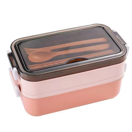 2 Layer Lunch Box Microwavable Lunch Box Food Stor on OnBuy