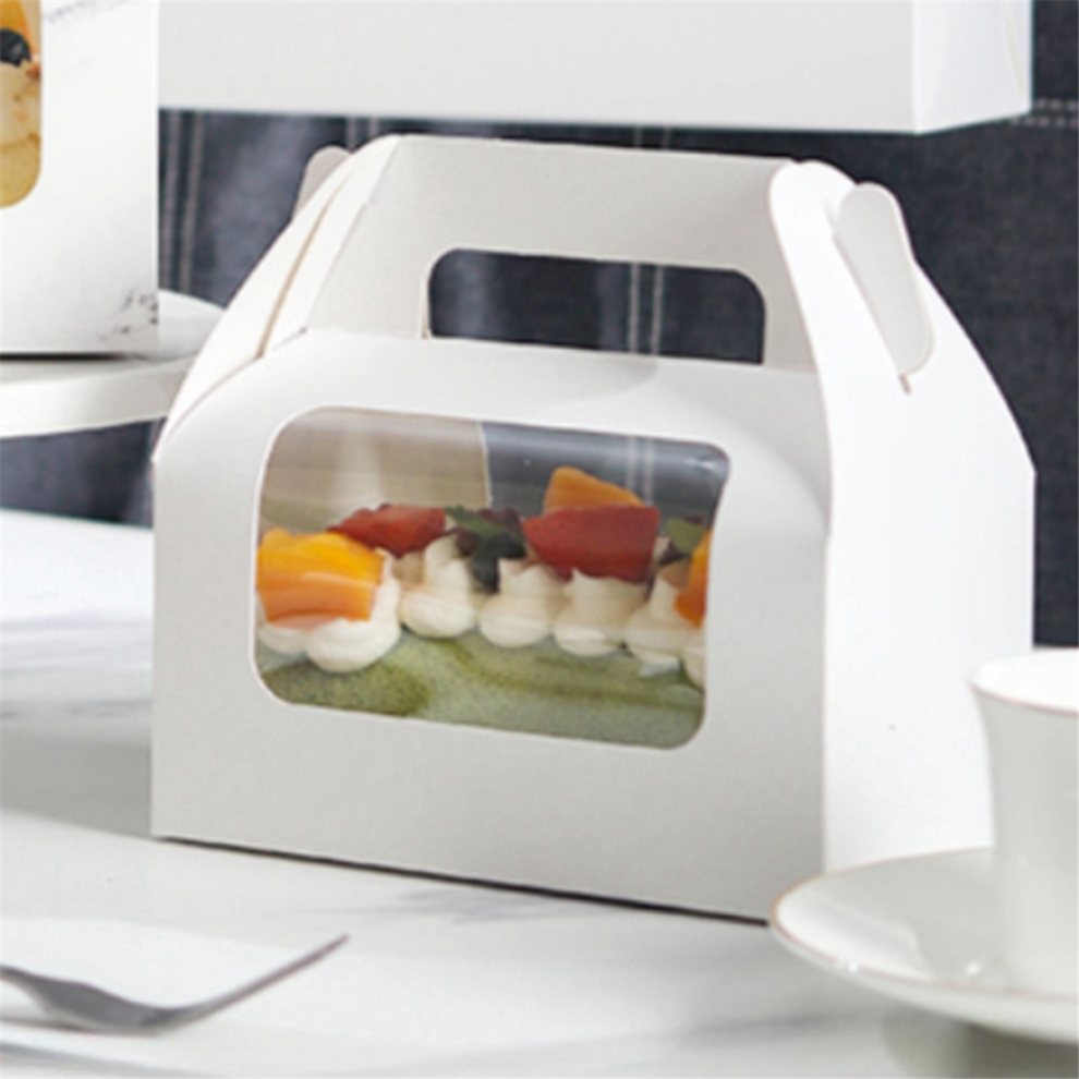 White Window Cake Box, Transparent PET, Used for C on OnBuy