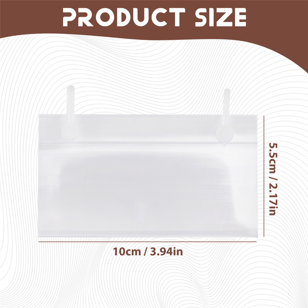 Plastic Label Holders Price Tag Ticket Hanger Clip on OnBuy