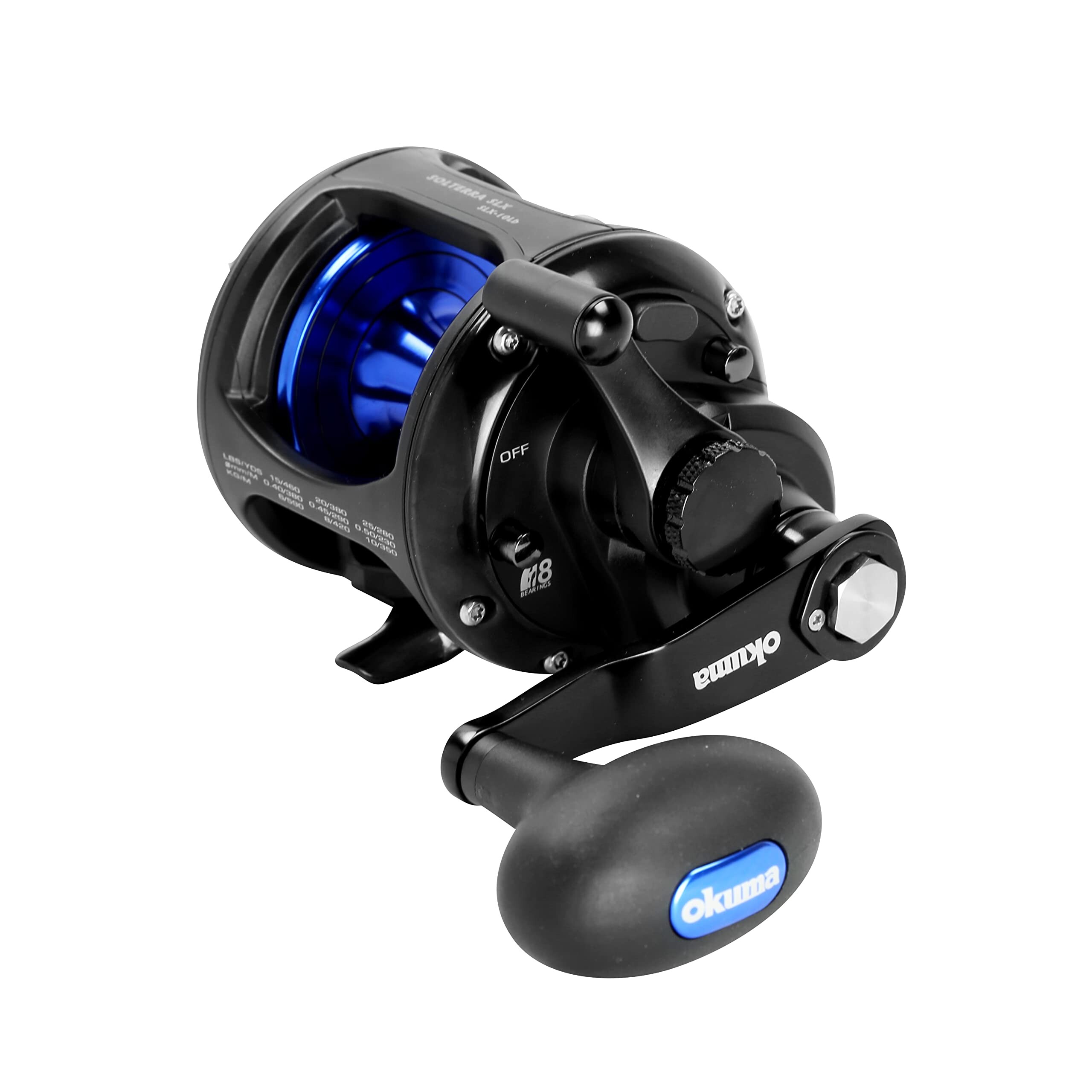Okuma Solterra SLX Single Speed Levelwind Lever Drag Saltwater Trolling ...