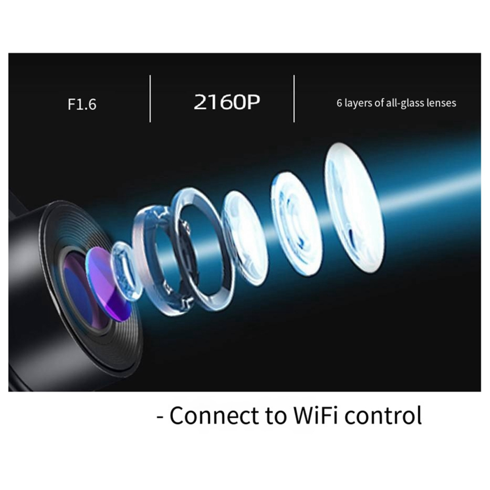 Caméra embarquée T8 Driving Recorder 4K à double enregistrement avec ...