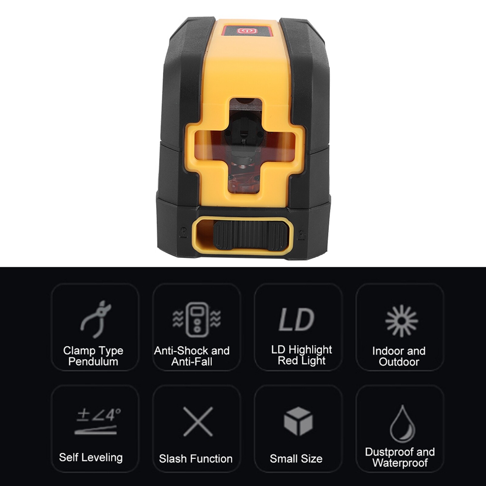 High Accuracy Infrared Laser Level 2 Lines Self-Leveling Tool, IP54 on ...