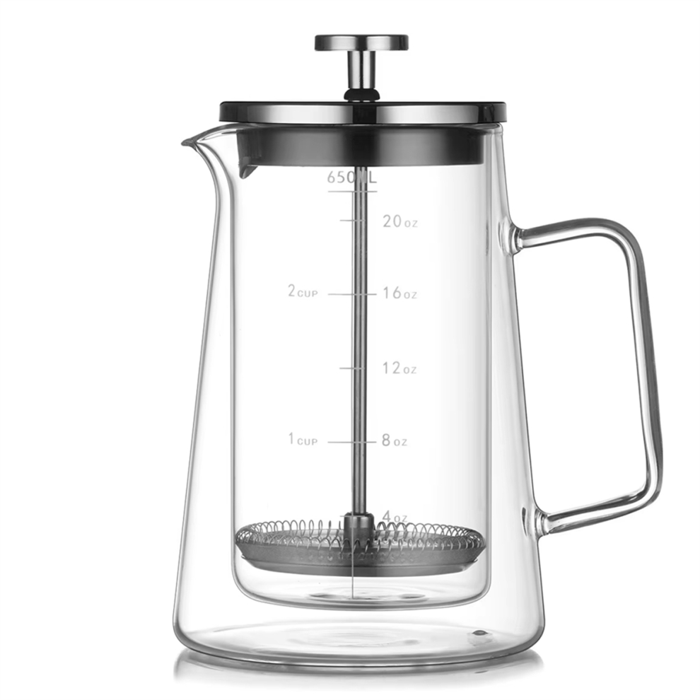 Cafetera francesa de 650 ml - Cafetera casera con filtro on OnBuy