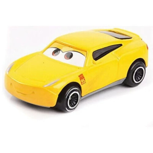 (Yellow) Mcqueen Cars Lightning Mater Jackson Storm Model Toy Set ...