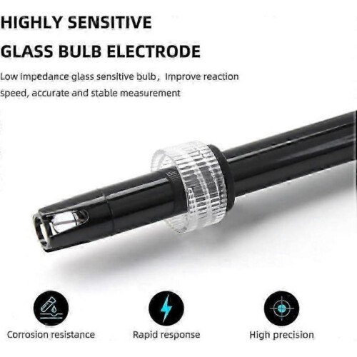 Ph Electrode Probe, 0-14 Ph Electrode Probe with Bnc Plug, Ph Probe Ph ...