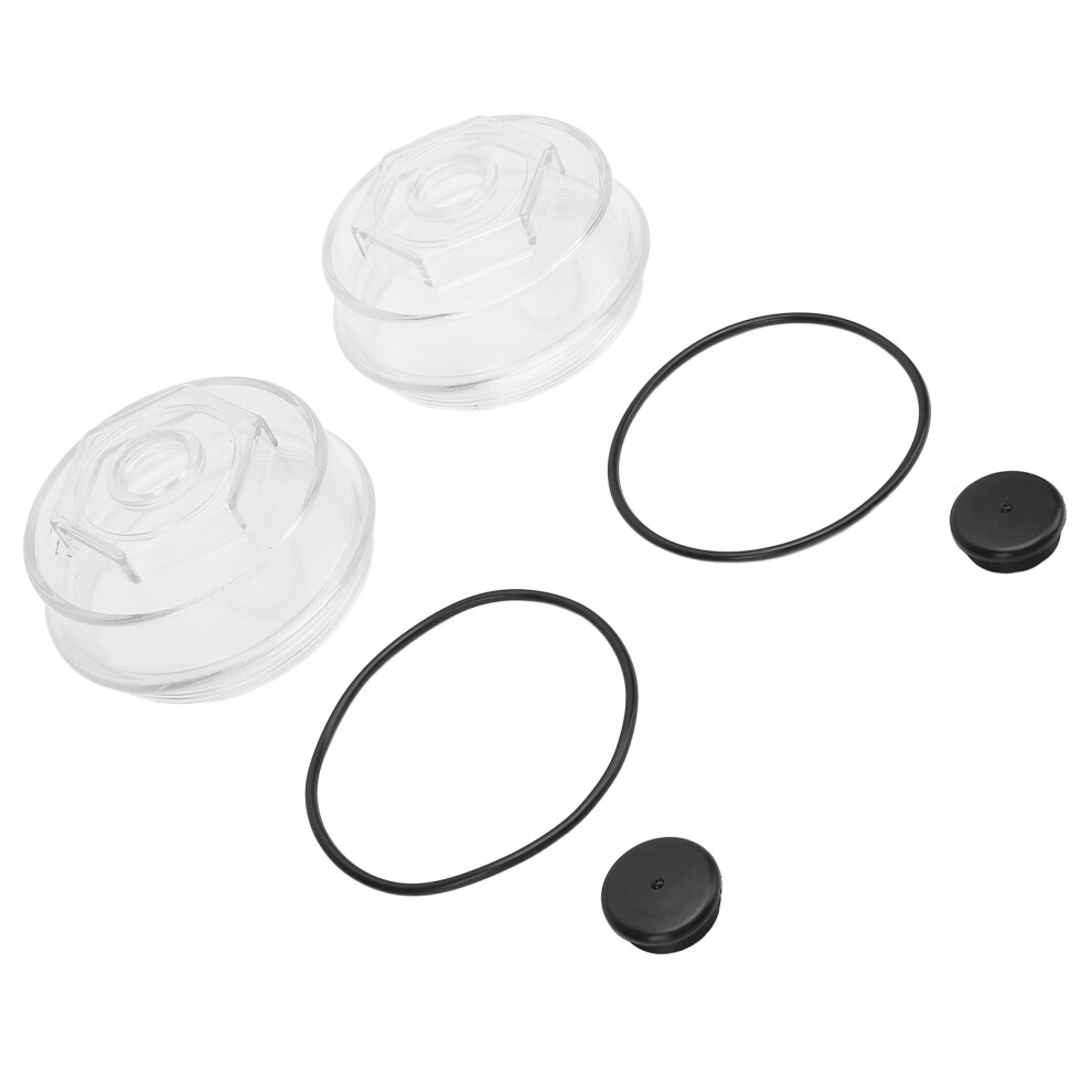 2 Set 4 Inch Plastic Trailer Hub Oil Cap Kit for Dexter Axles on OnBuy