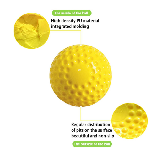 36 Pcs Pitching Machine Softballs Dimpled 12-Inch for Hitting and Fiel ...