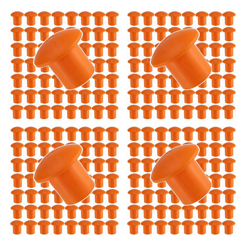 320 Pcs Rebar Caps, Mushroom Safety Cover, Orange Covers Caps for Stak ...