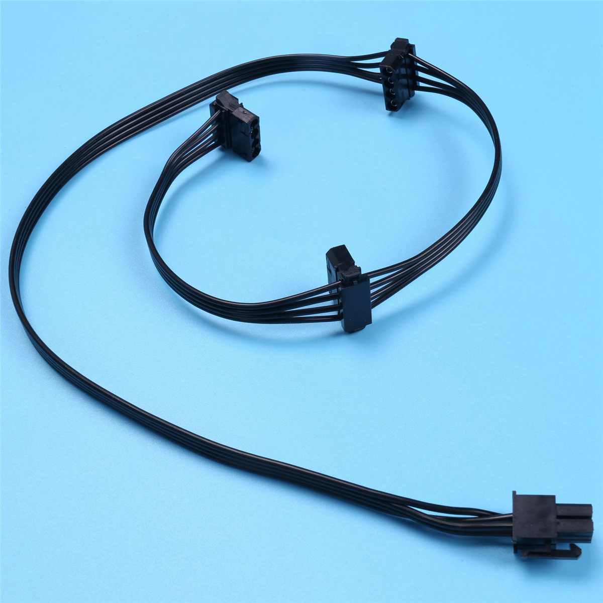 10 Pcs PCIe 6 Pin 1 to 3 Molex IDE Power Supply Cable Modular PSU 4 Pe ...