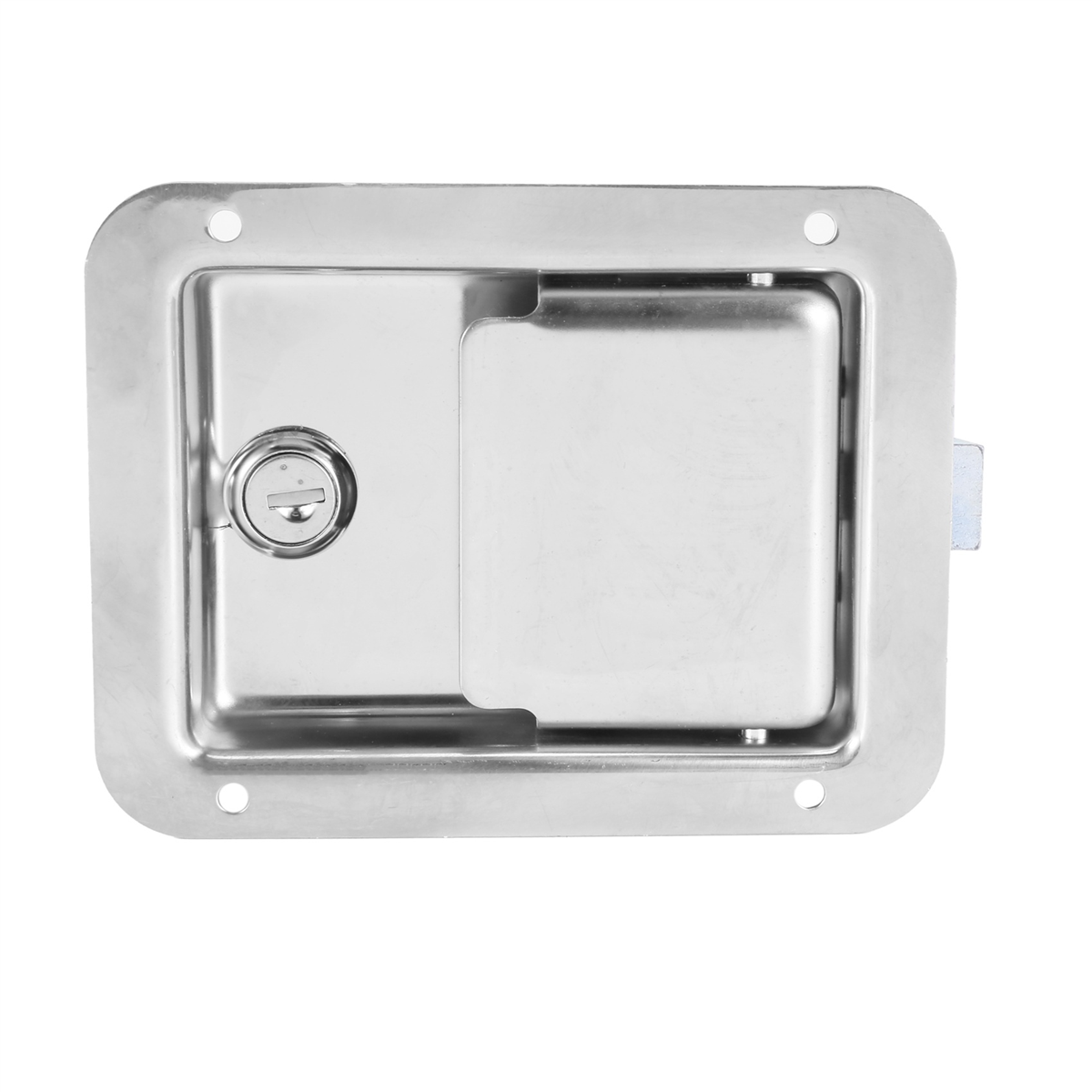 Hardware 20 Pack Stainless Steel Paddle Latch with Lock & Key - Flush ...