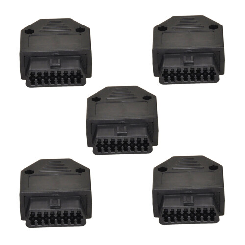 5X OBD2 OBD II 16 Pin Connector Socket Diagnostic Tool Adapter + Enclo on OnBuy