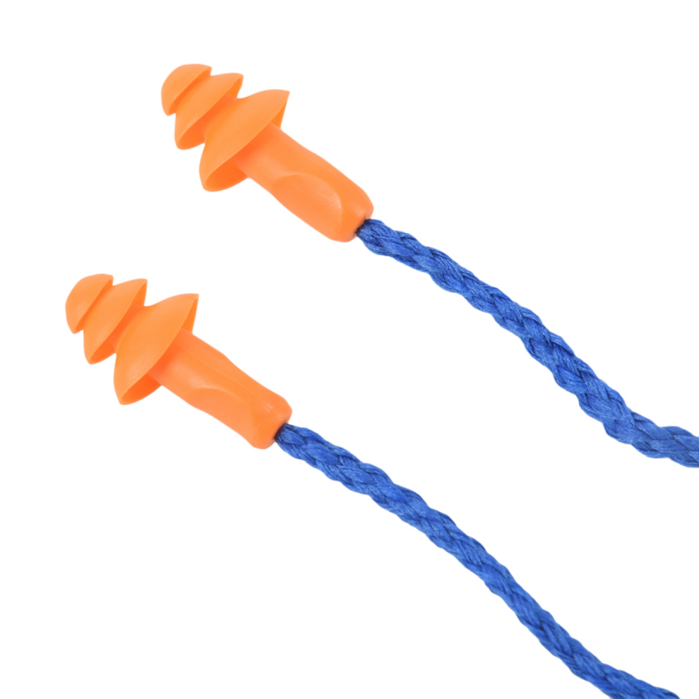 30 Pcs Safety Silicone Soft Ear Plugs - Hearing Protection with Cord N ...