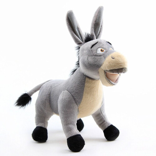 (Talkative Donkey)Juguete de decoración de felpa suave lindo feo ...