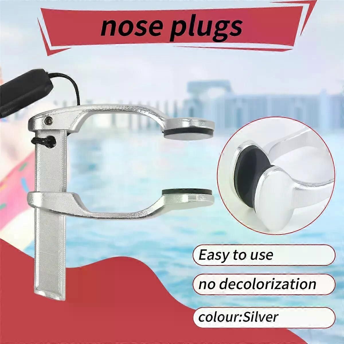 Pince-nez de plongée libre en aluminium aéronautique Pince-nez ...