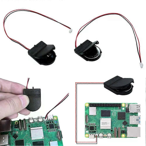 Per Raspberry Pi 5 RTC Battery Box Modulo batteria orologio in tempo ...