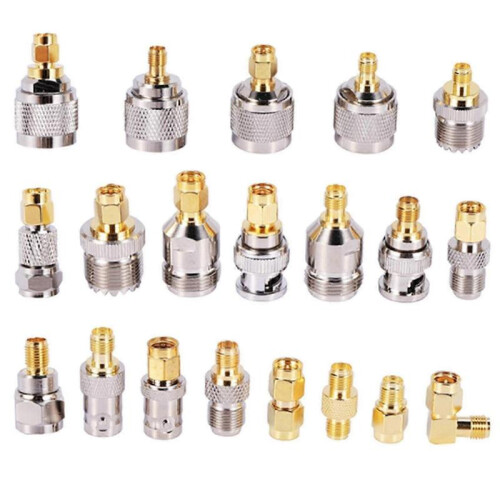 SMA to SMA BNC N F UHF Type Connectors Kits RF Adapter 20 Type,SMA ...