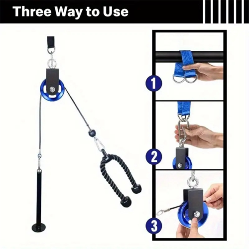 Cable Pulley with Swing Strap Carabiner, 90mm Whee on OnBuy