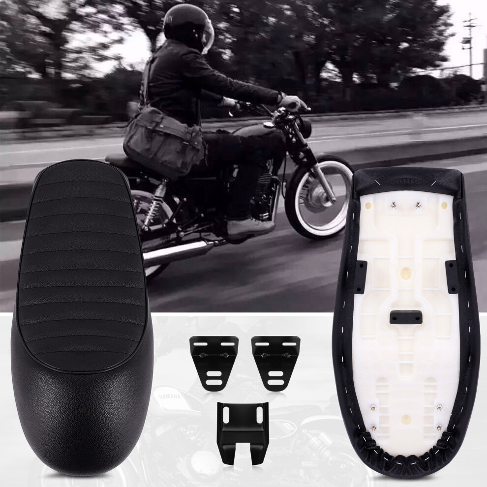 Motorcycle Retro Seat Vintage Hump Cafe Racer Sadd on OnBuy