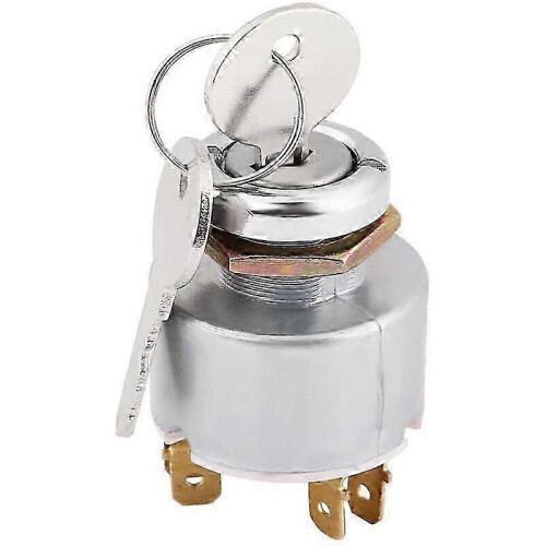 Ignition Switch, Universal 12V Engine Start Switch 3 Position ON OFF ...