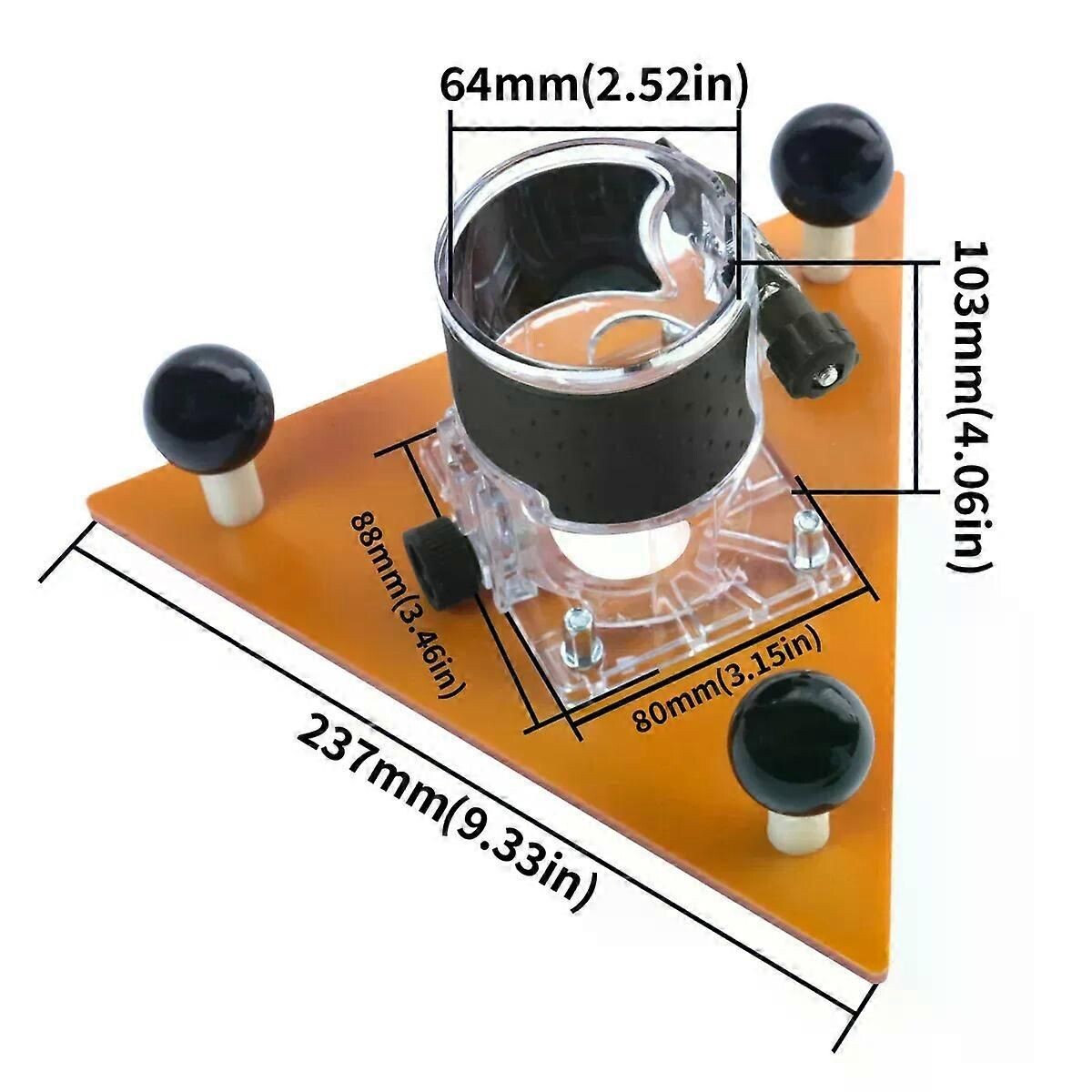 Woodworking Milling Groove Balance Board Flip Plate - Trimming Machine ...