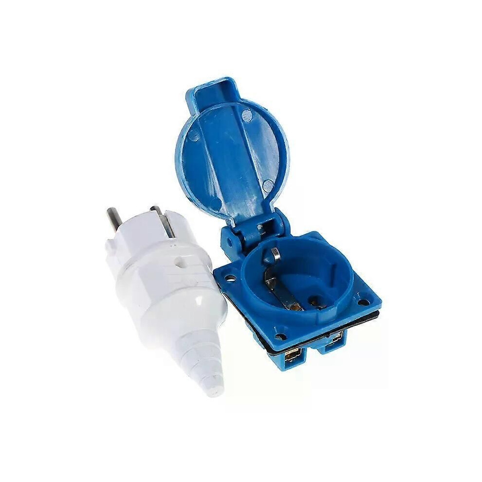 Enchufe industrial impermeable, conector europeo, cuerpo de contactos ...