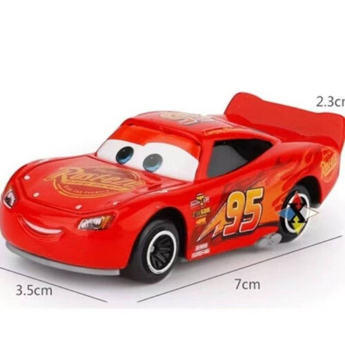 (Red) Cars Lightning Mcqueen Mater Jackson Storm Model Toy Set Kids ...