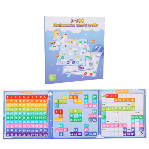 Hundreds Chart Magnet Number Tiles 1-100, Multicoloured, 8.15x7.72x0.55 ...