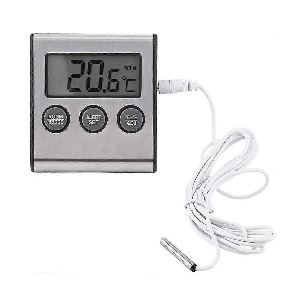 Digital Fridge Freezer Thermometer with High/Low Temperature Warning ...