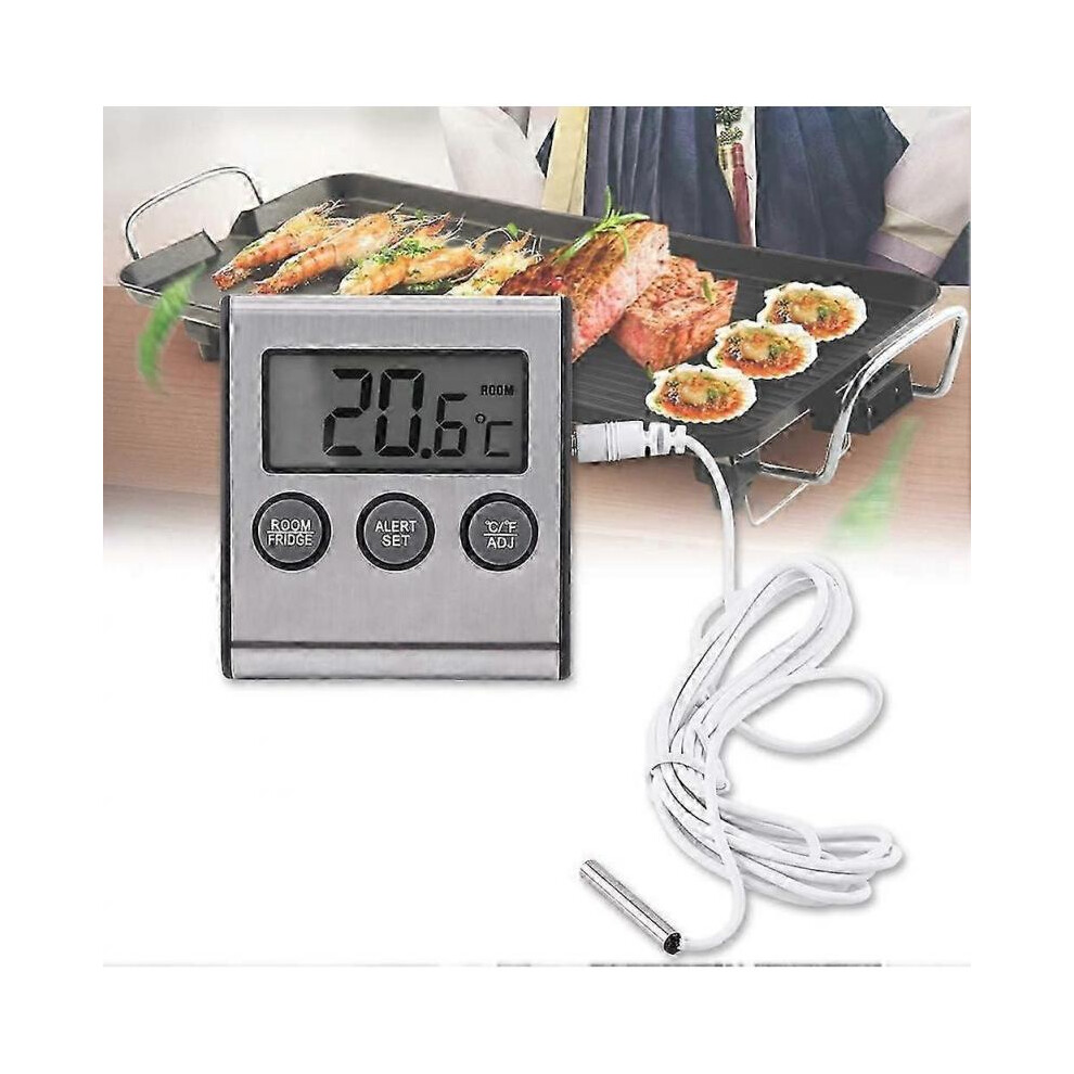 Digital Fridge Freezer Thermometer with High/Low Temperature Warning ...