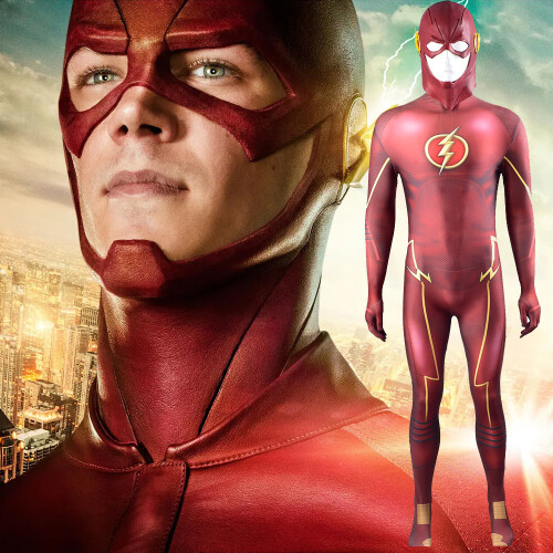 (Adult male (without helmet), S) The Flash Season 1 Barry Allen cos ...