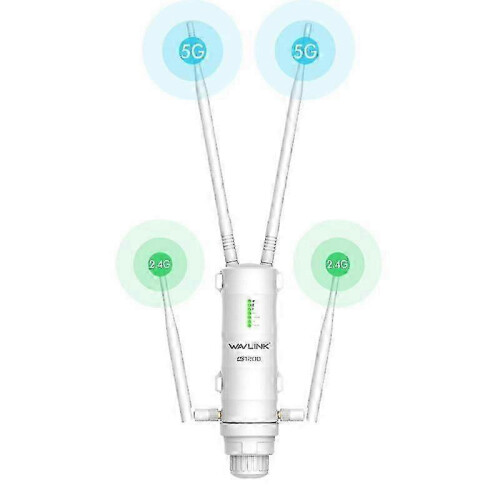 2025 Latest Model 1200 WiFi Extender Outdoor Long Range, WiFi Repeater ...